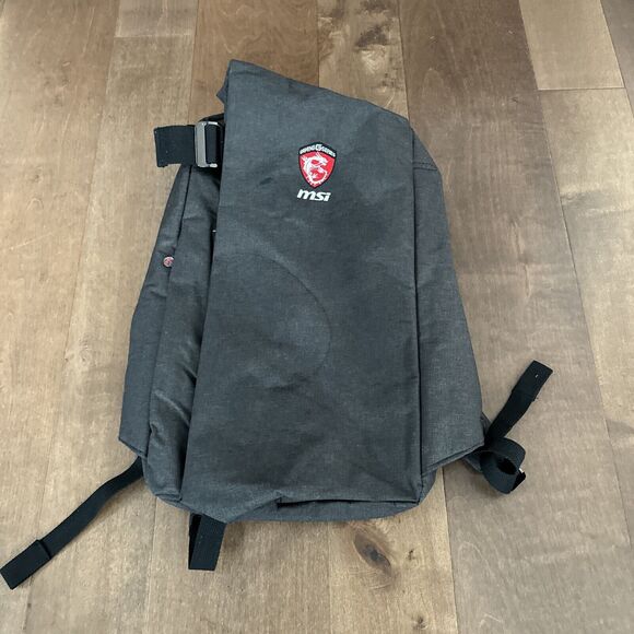 MSI | Bags | Msi Gaming Backpack Gray Color Laptop Two Zippers Buckle ...
